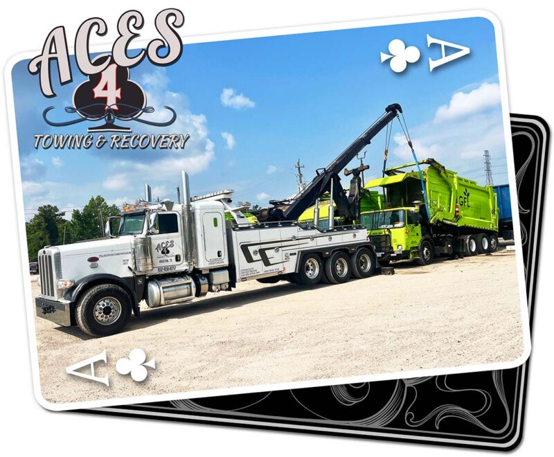 Heavy Duty Towing in Houston Texas | 4 Aces Towing & Recovery